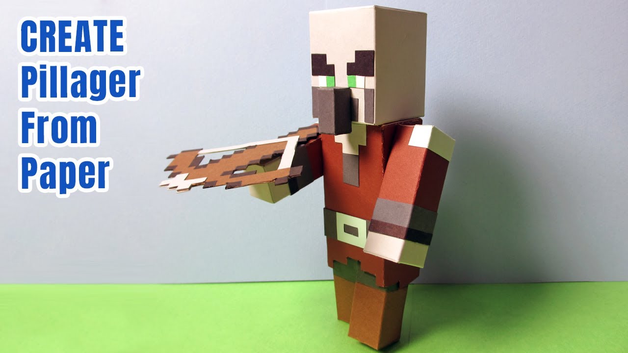 How To Make AWESOME Minecraft Pillager From Paper? - YouTube