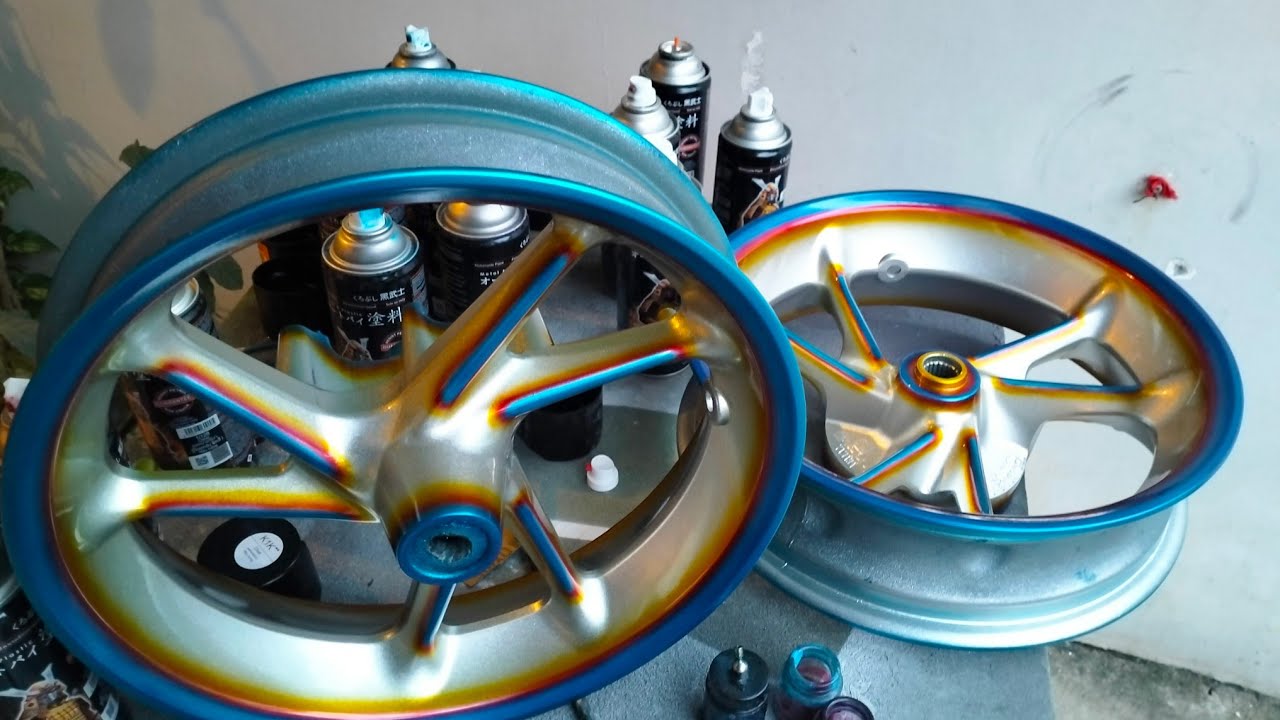 DIY Burnt Titanium Effect Nmax Stock Mags - YouTube