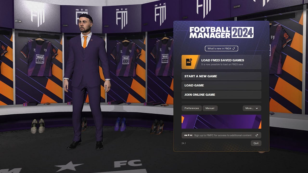 FM24 In Game Editor Play - YouTube