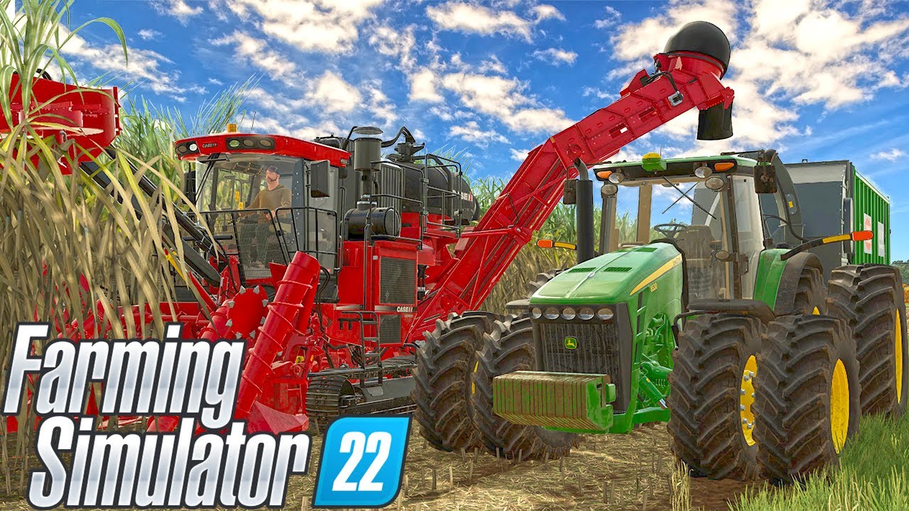 First Time With Sugar Cane Harvest || Farming Simulator 22 - YouTube