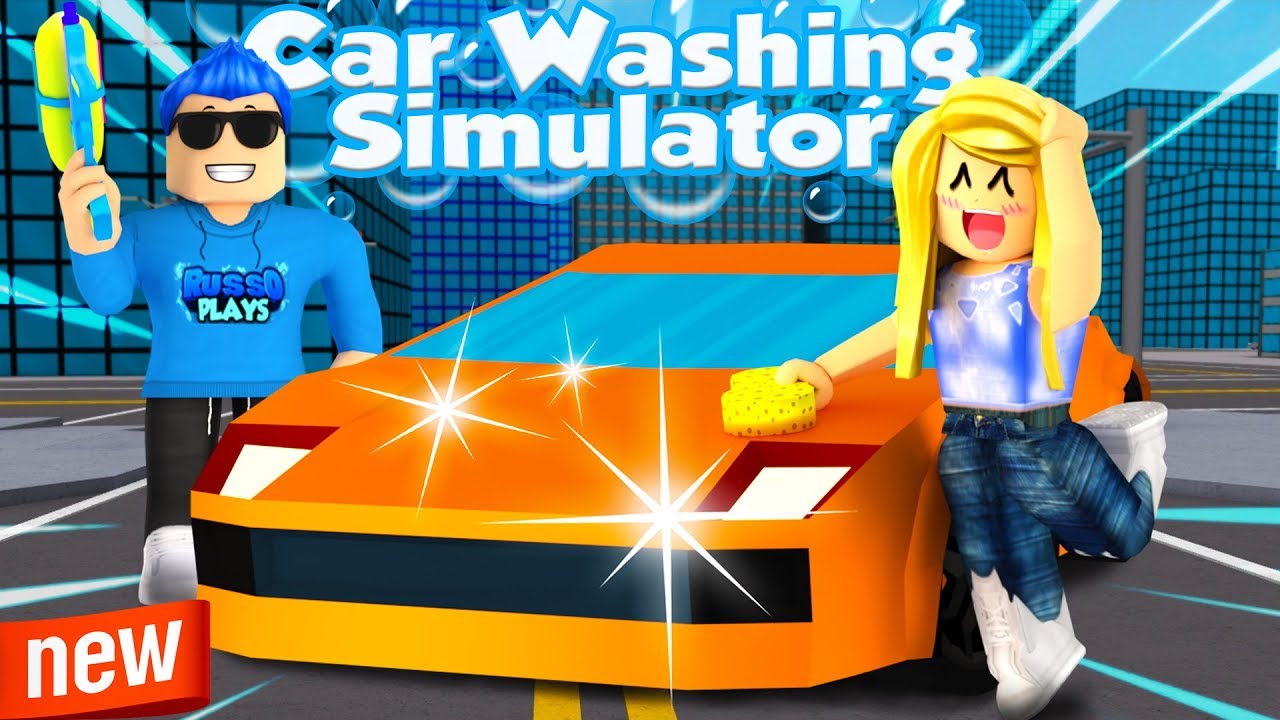 MY NEW ROBLOX GAME CAR WASHING SIMULATOR!! (Roblox) New Simulator Game ...