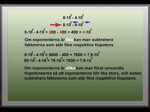 WebMath Sweden Addition och subtraktion av potenser - YouTube