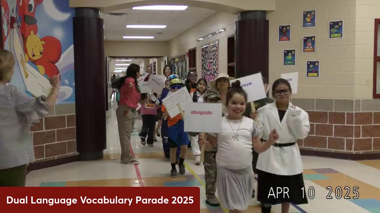 Dual Language Vocabulary Parade 2025 - YouTube