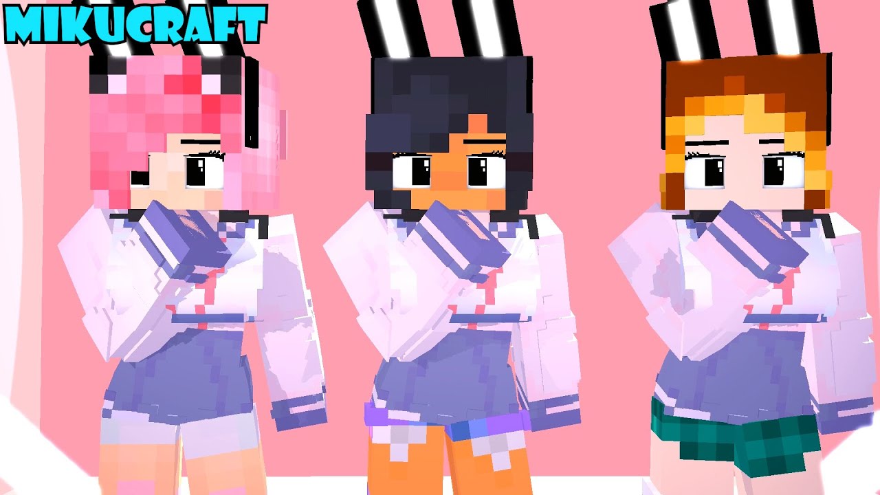 eku bunny aphmau school friends and family - minecraft animation # ...