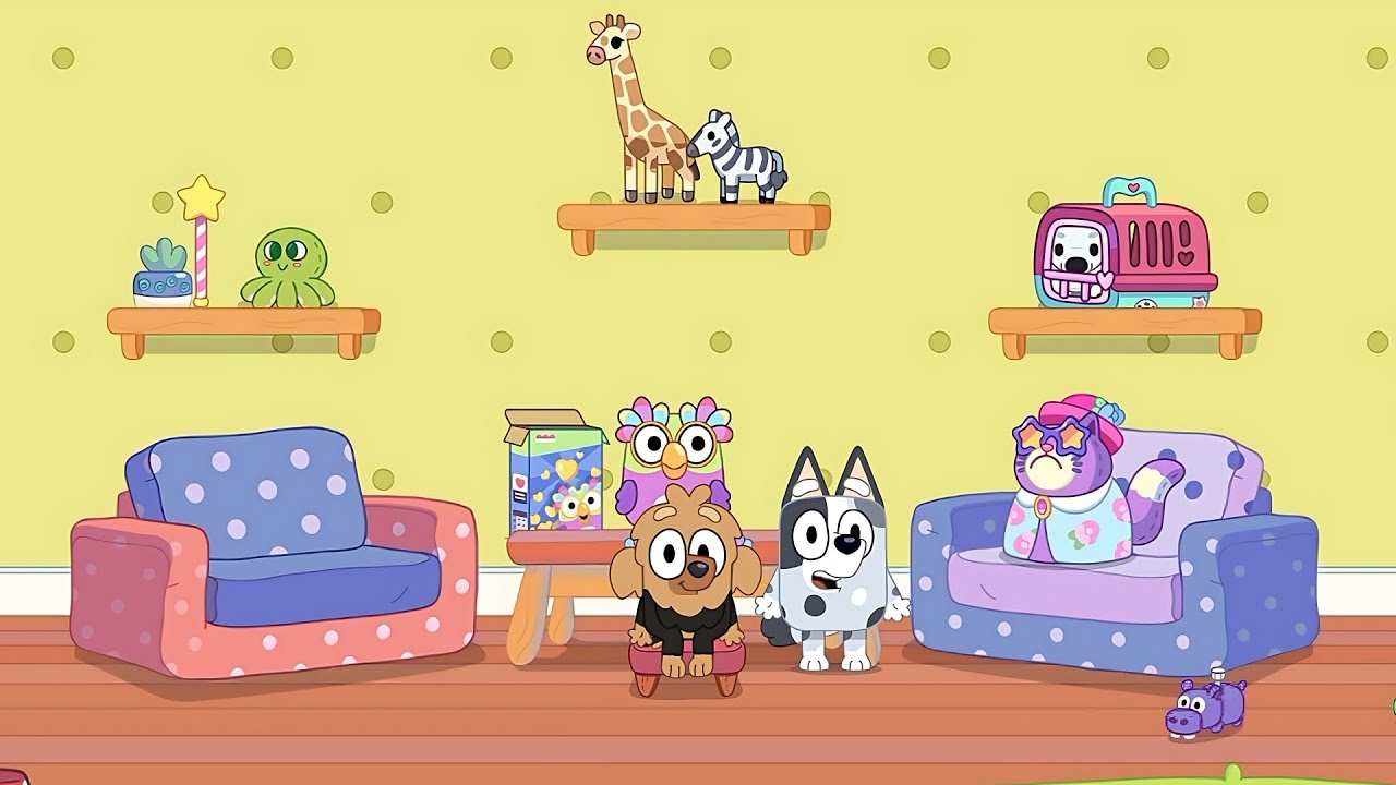 Bluey : Missy and Muffin's Top Secret Playroom - YouTube