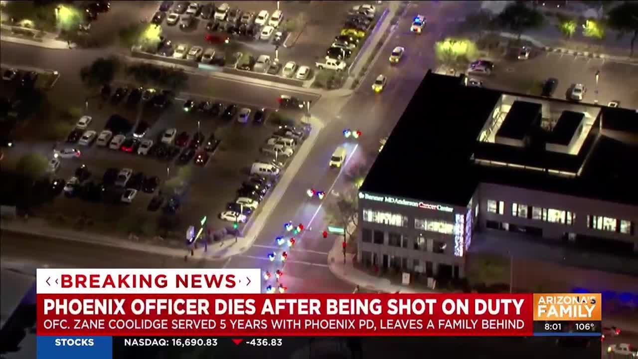 Phoenix Police honors Officer Zane Coolidge killed in line of duty ...