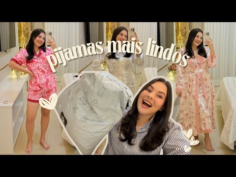 PIJAMAS DA SHEIN: Vale a Pena? Review Sincera + Provando no Corpo