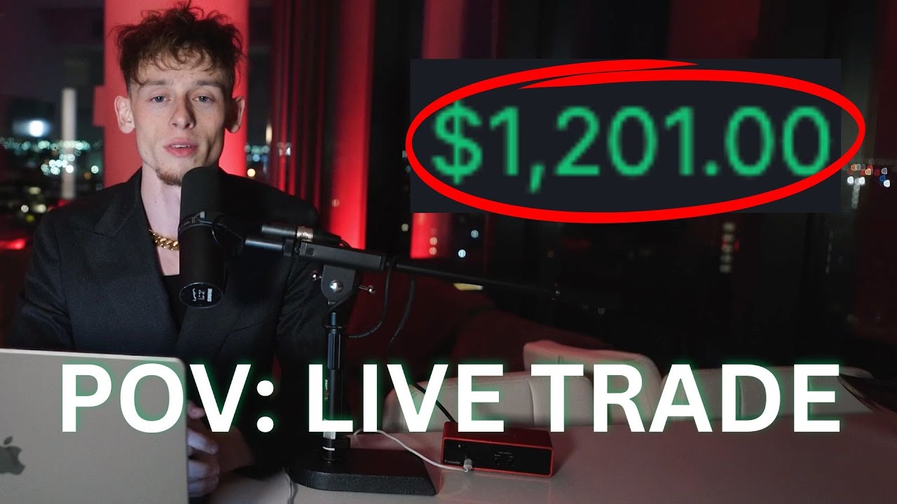 live trade: making $1,201 in 4 min. - YouTube
