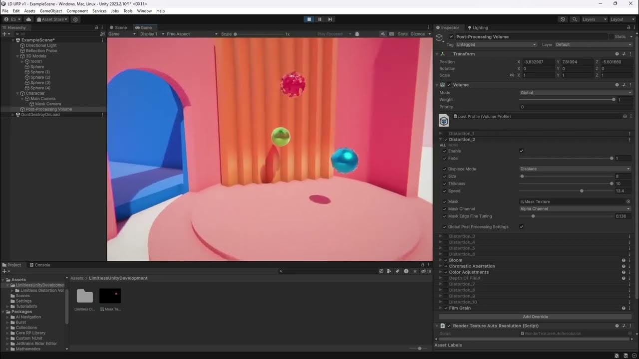 [Tutorial] Mask Distortion Effects | UNITY | URP | - YouTube