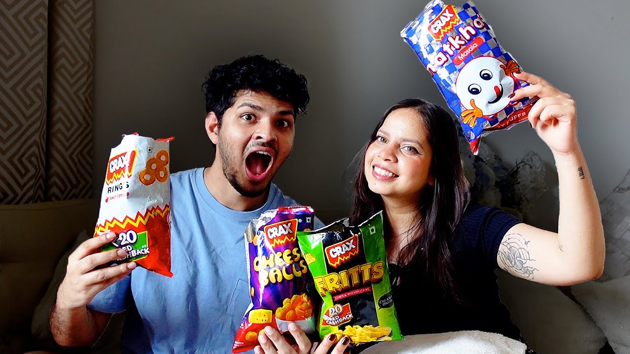 Reviewing CRAX Cheese Balls/ Natkhat Masala/ Fritz/Rings - Part 2 - YouTube
