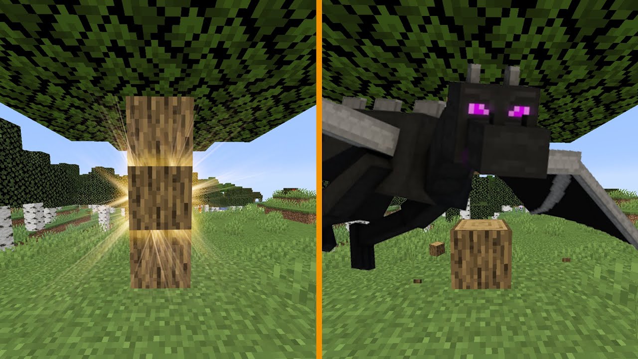 MINECRAFT pero los BLOQUES SPAWNEAN MOBS ALEATORIOS - YouTube
