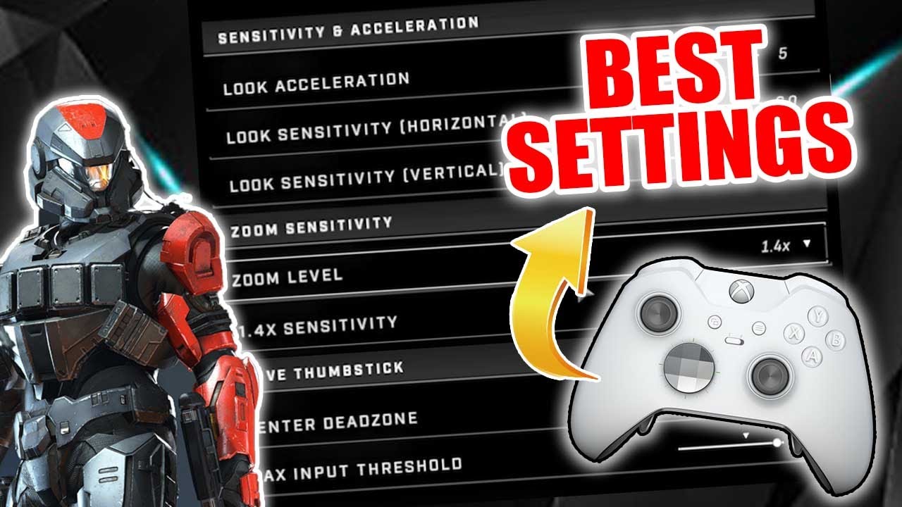 BEST CONTROLLER SETTINGS FOR HALO INFINITE *NEW FEBRUARY 2022* - YouTube