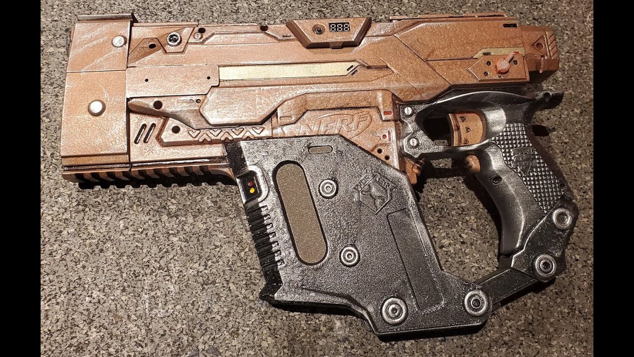 Nerf Stryfe Worker Kriss Vector mod select fire #Nerf Stryfe #Select ...