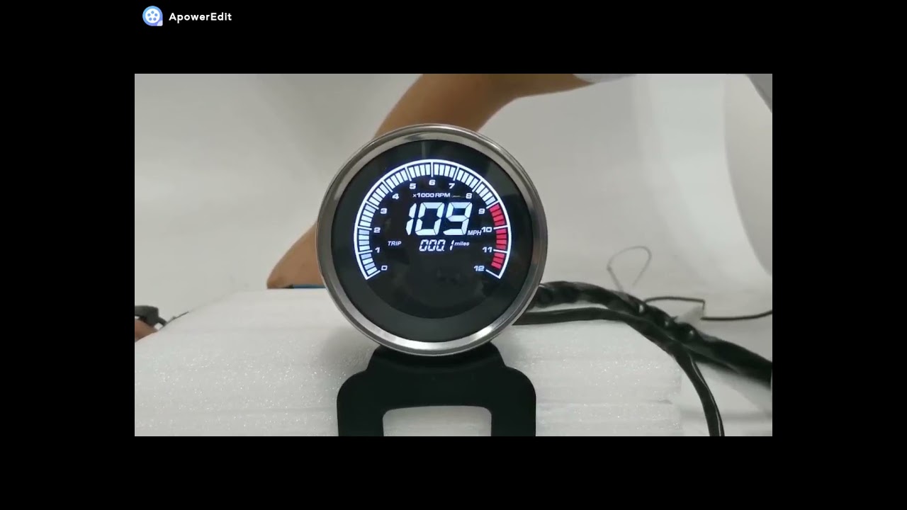 Motorcycle Digital Instruments Multi-functional Gauges Odometer ...