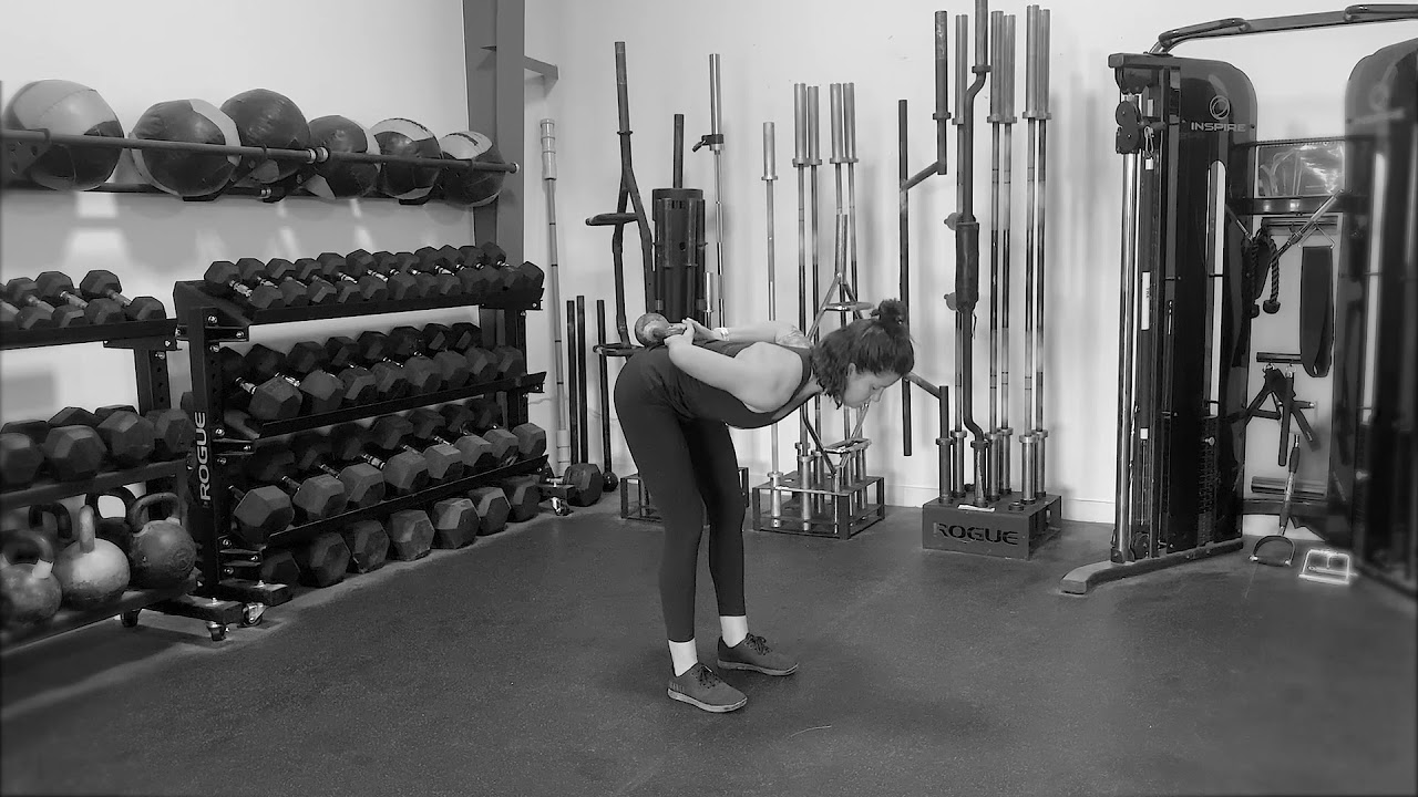 Behind the Back Kettlebell Hip Hinge - YouTube
