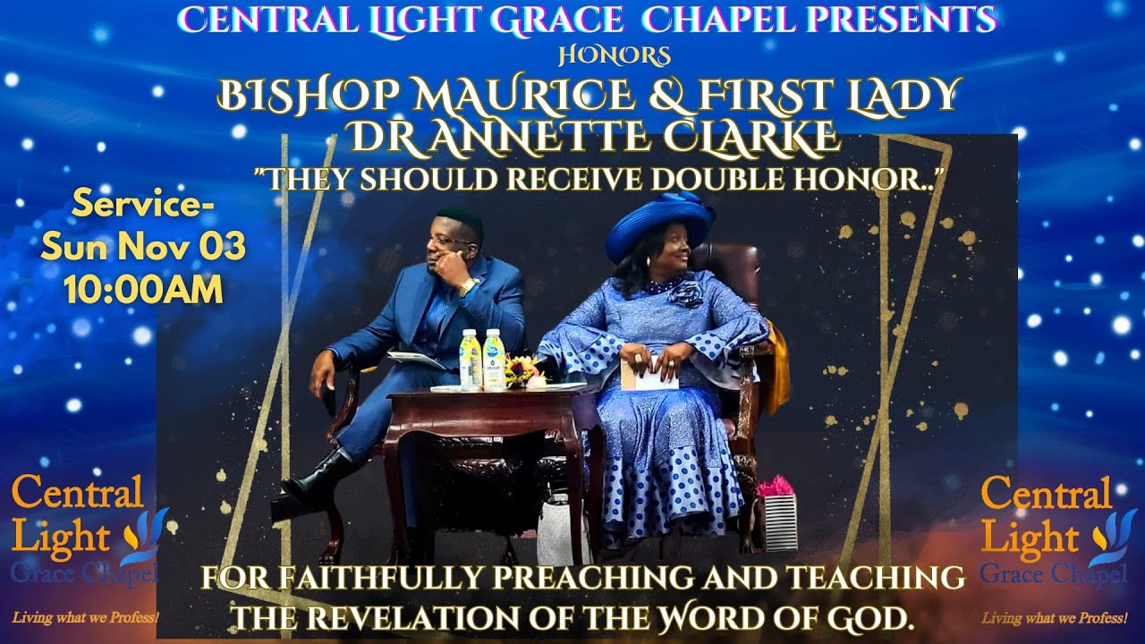 C.L.G.C HONORS BISHOP MAURICE & FIRST LADY DR. ANNETTE CLARKE 11/3/24 ...