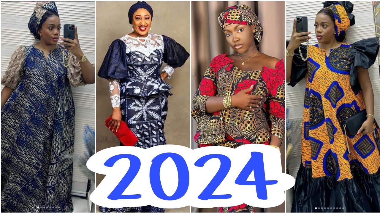 💃Mode Africaine 2024 : Modèles robes pagne pour femme/ Boubou ...