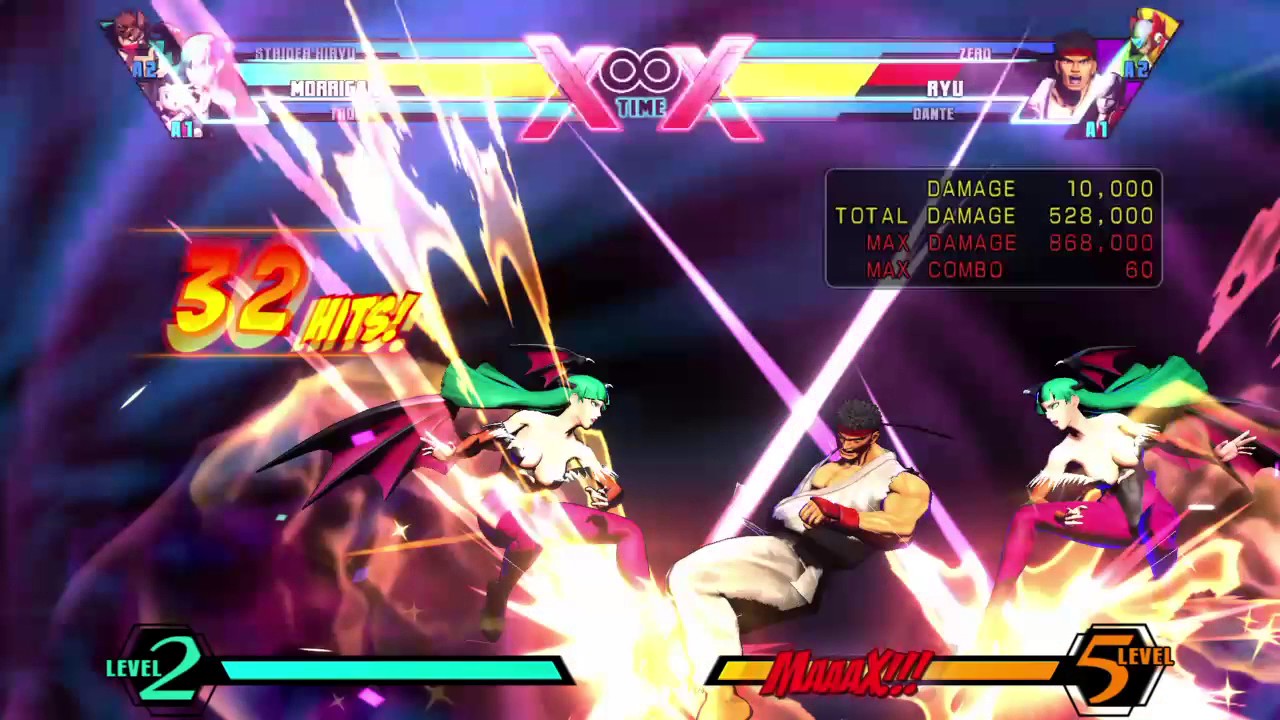 ULTIMATE MARVEL VS. CAPCOM 3 - Morrigan Aensland Combo - YouTube