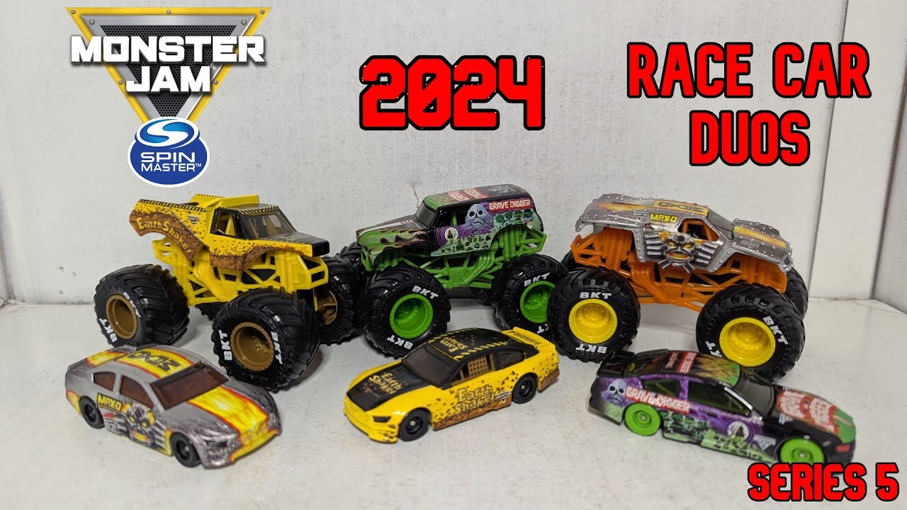 2024 Spin Master Monster Jam Race Car Duos Series 5 Unboxing And Review ...