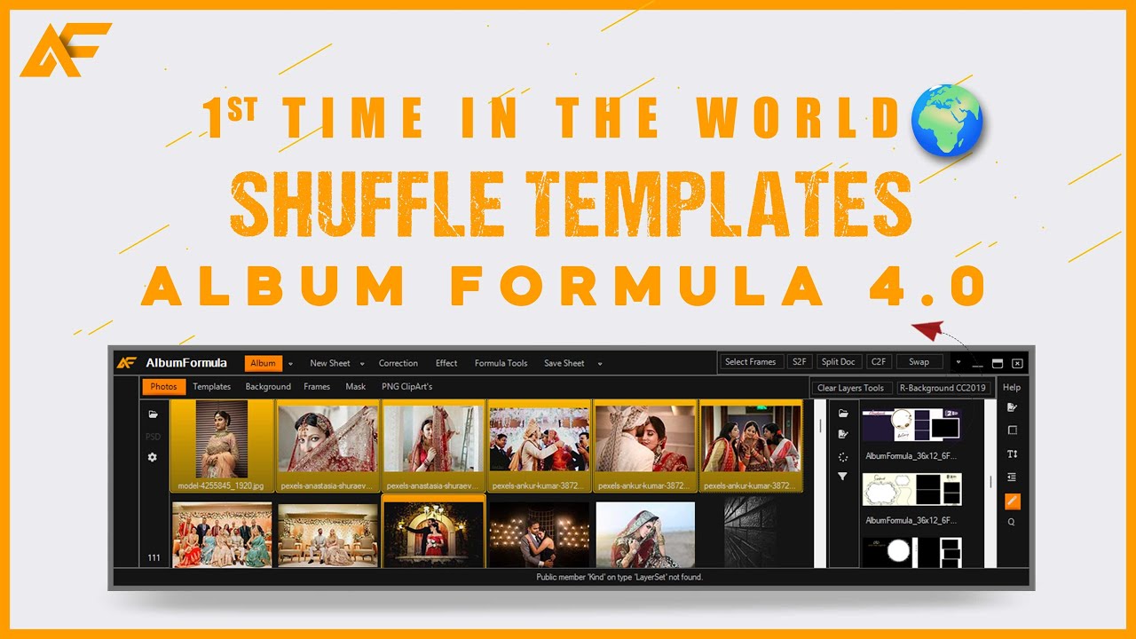 Update No. 7 Shuffle Templates Button | Album Formula 4.0 | Best Album ...