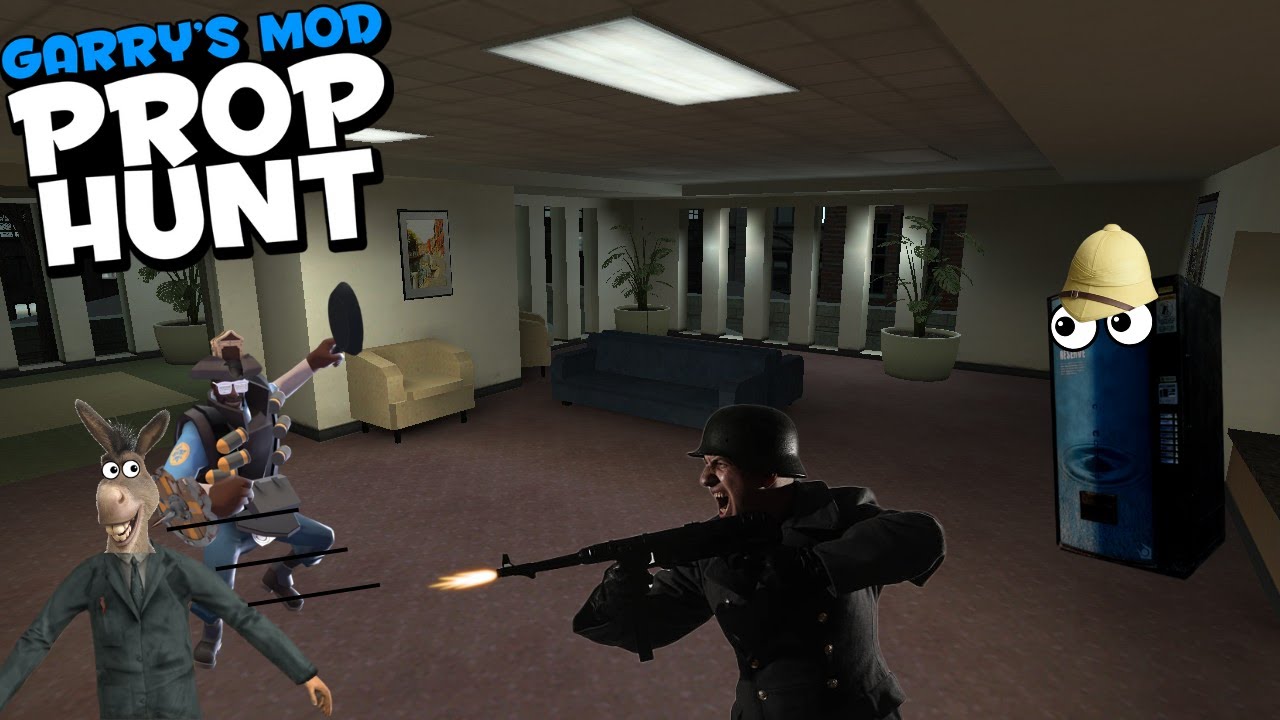 Gmod Prop hunt - Being Kings at Improv - YouTube