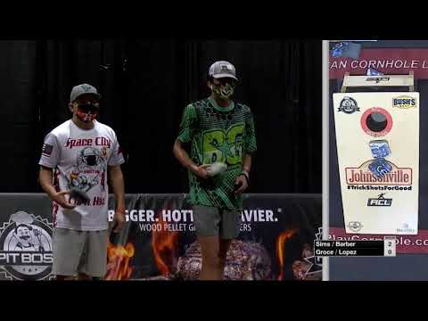 Chance Barber 2 Straight Airmails Cornhole - YouTube