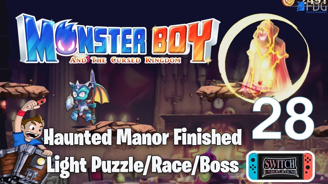 Light Puzzle, Race & Final Boss in the Haunted Manor Finished Monster ...