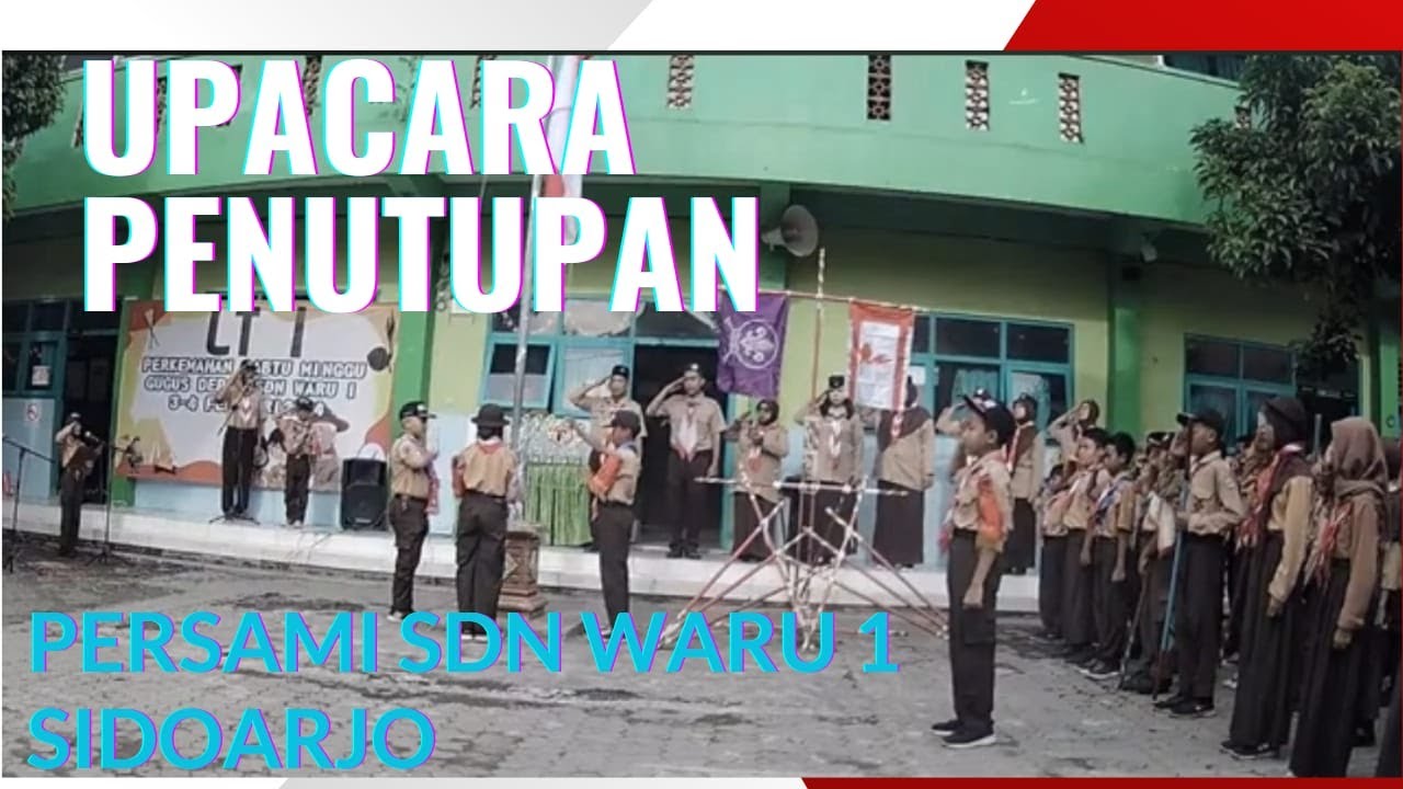 Pengumuman sang juara-Kegiatan Persami SDN Waru 1 Sidoarjo - YouTube
