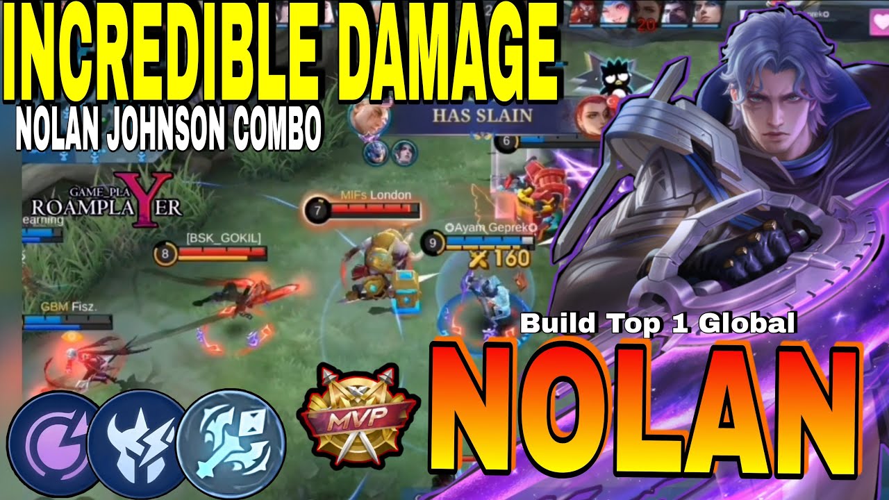 Nolan Best Build and Emblem 2024 - Build Top 1 Global Nolan Gameplay ...