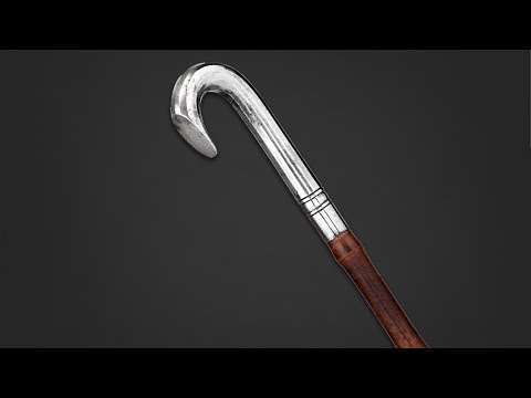 German Bamboo Sword Cane | M.S. Rau - YouTube