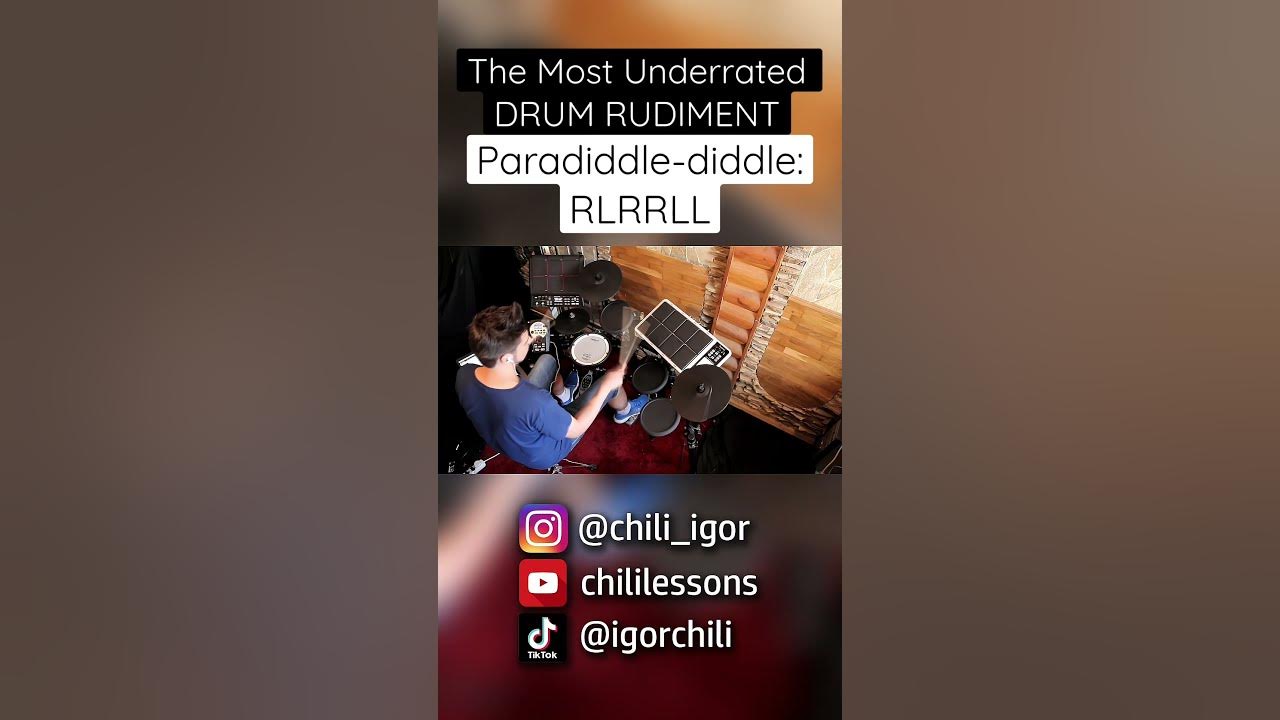 The Most Underrated DRUM RUDIMENT: Paradiddle-diddle / Drum Lessons - YouTube