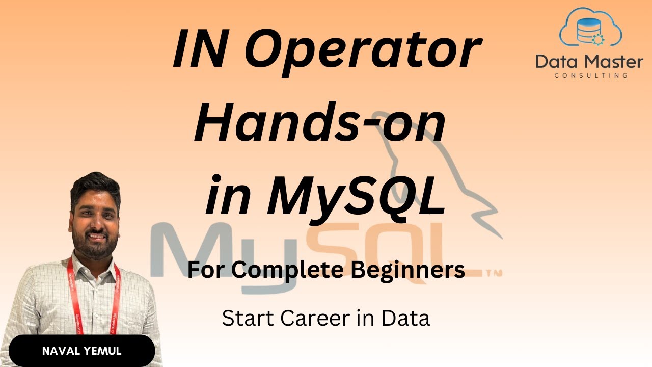 2410 In Operator Hands On In Mysql Introduction To Mysql Youtube