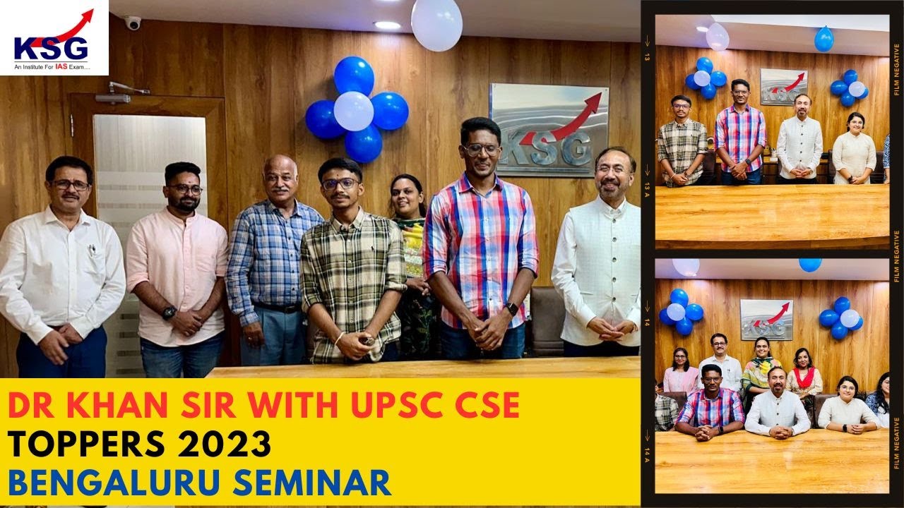 Insider Secrets Of Upsc Toppers Revealed at Ksg Ias Bengaluru Seminar ...