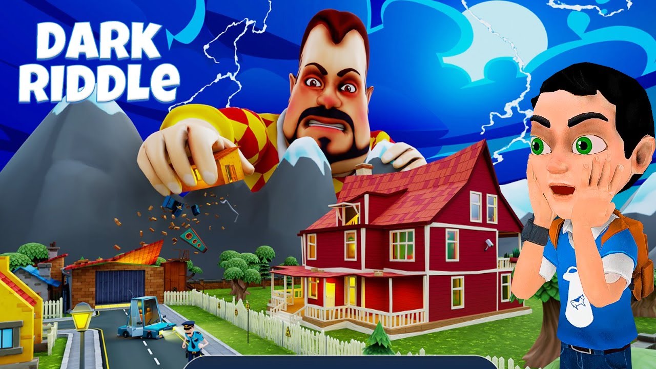 Dark Riddle ; Steam horror version (Skin )Walkthrough Gameplay Part 183 ...