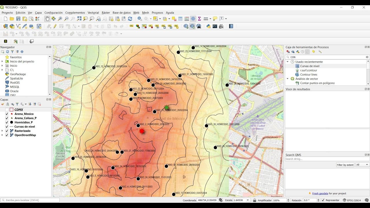 ALGORITMO DE ROSSMO PARTE 2. PERFILAMIENTO GEOGRÁFICO, CASO DE "LA ...