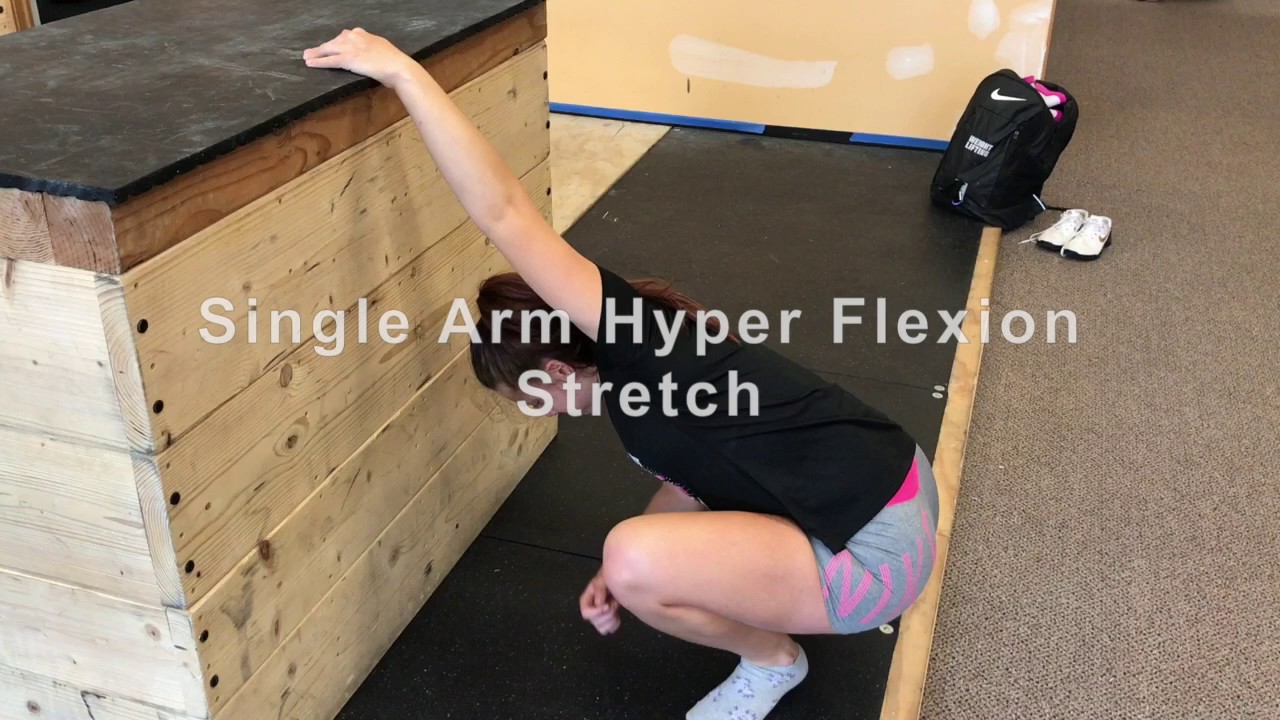 Single arm Hyper flexion stretch - YouTube