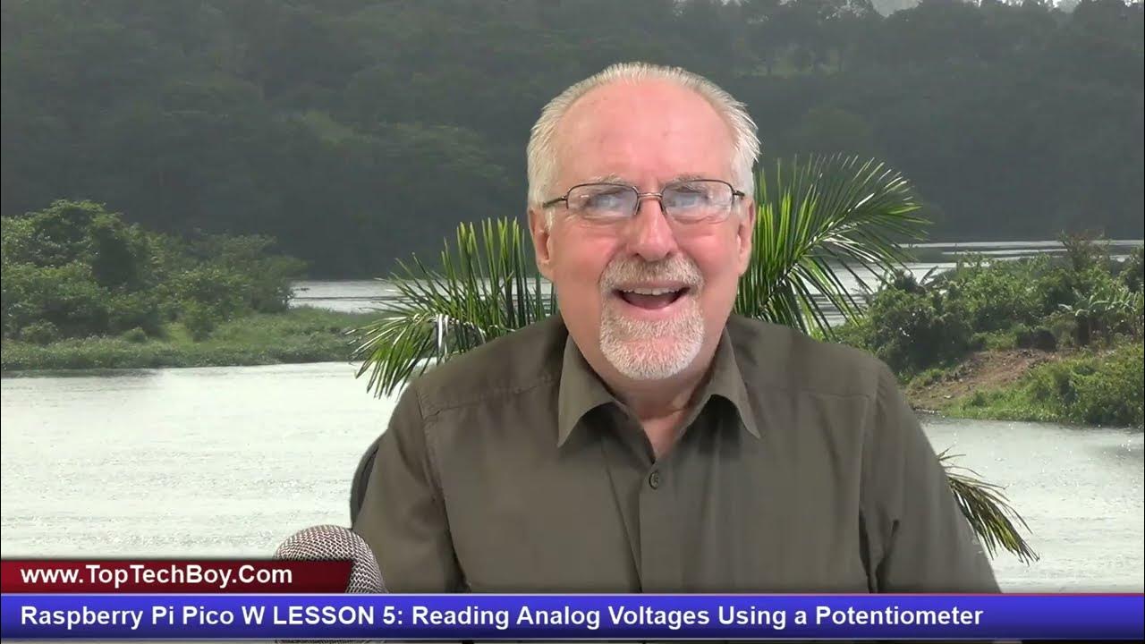 Raspberry Pi Pico W LESSON 5: Reading Analog Voltages Using a Potentiometer - YouTube