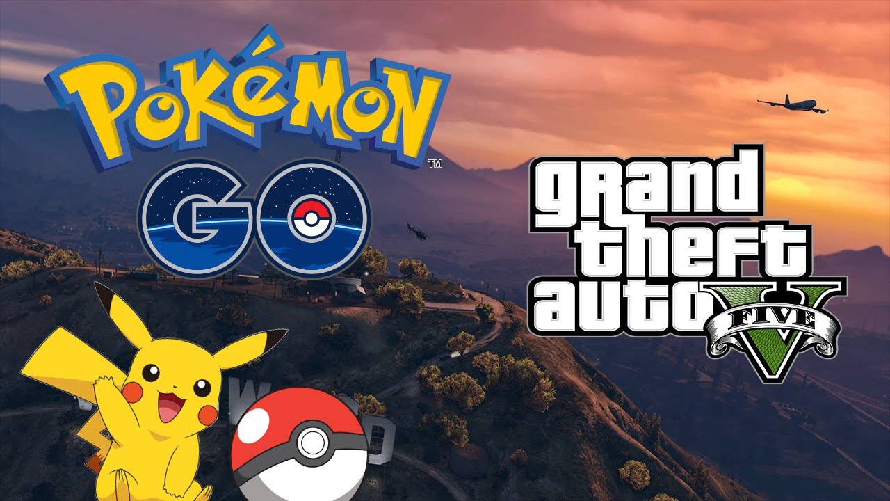 GTA V - POKEMON GO - (GTA V MOD) [ITA-ENG] - YouTube