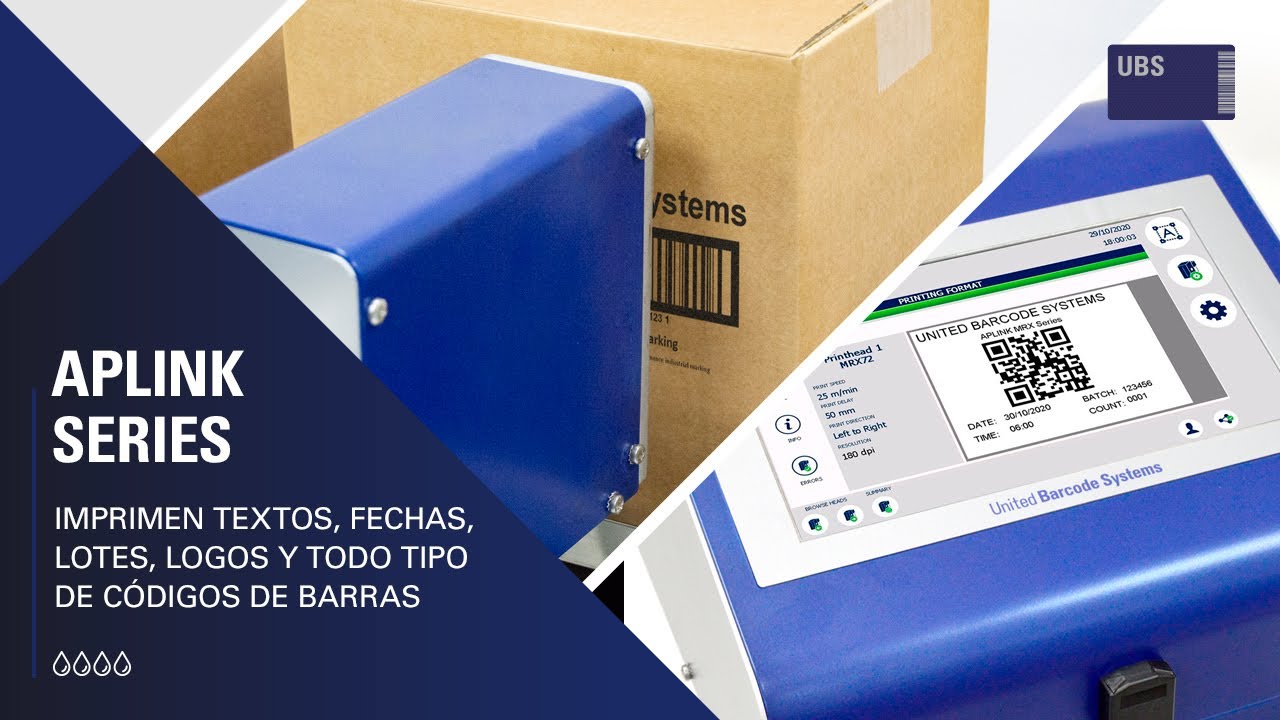 APLINK MRX Series | Impresora Inkjet | Impresión de texto, imagen ...