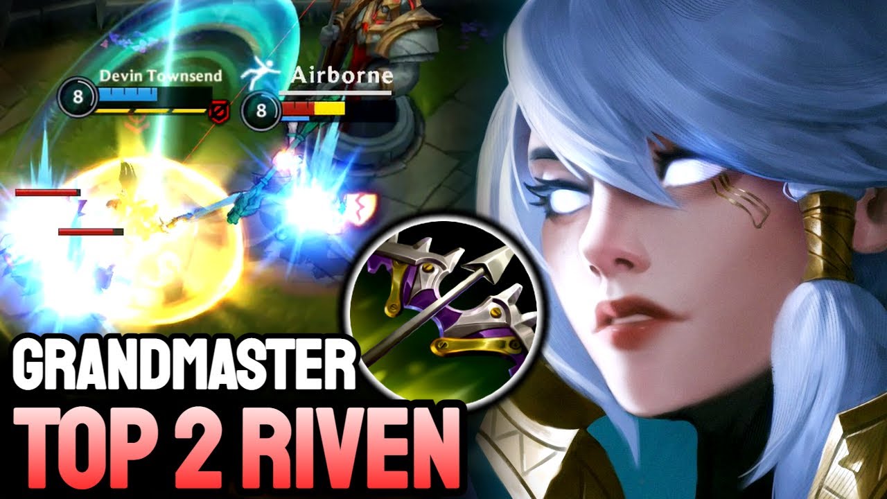 WILD RIFT RIVEN - TOP 2 RIVEN GAMEPLAY - GRANDMASTER RANKED - YouTube