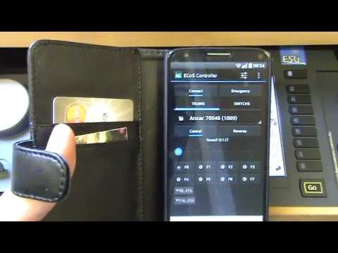 Wordsworth Model Railway 139 - ECoS Controller App - YouTube
