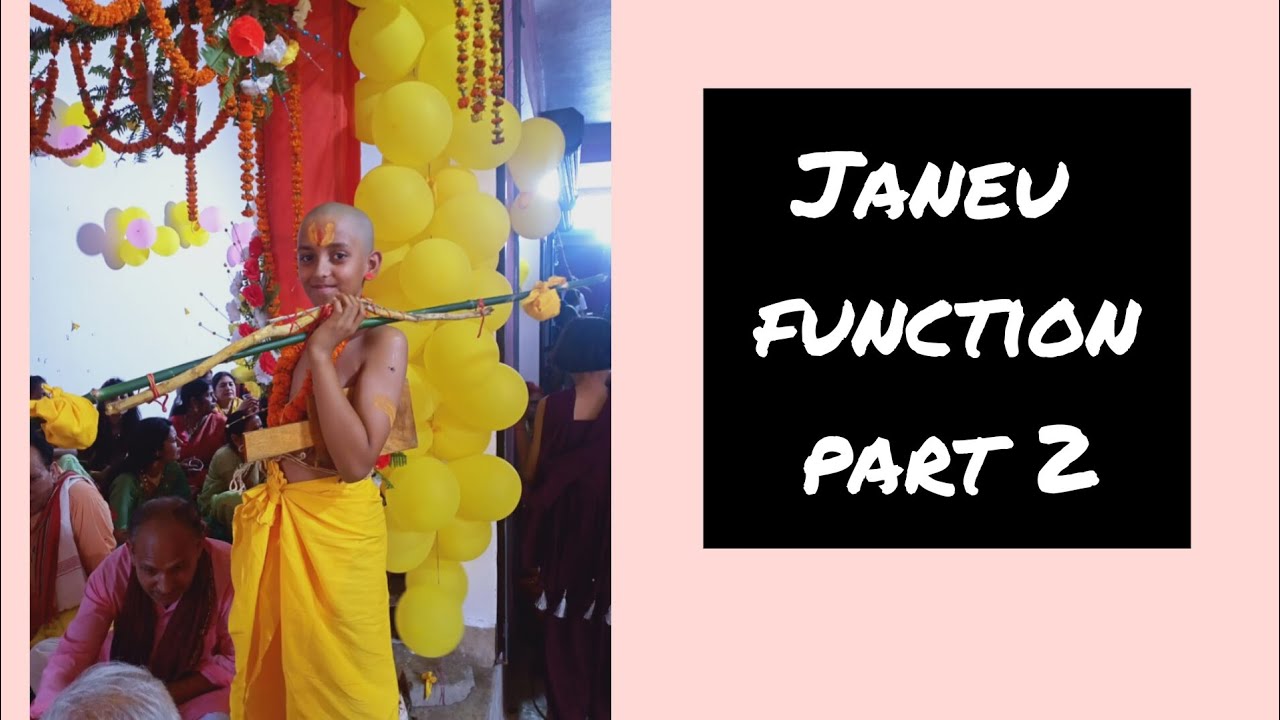 janeu function part 2 || family function || Deepali - YouTube