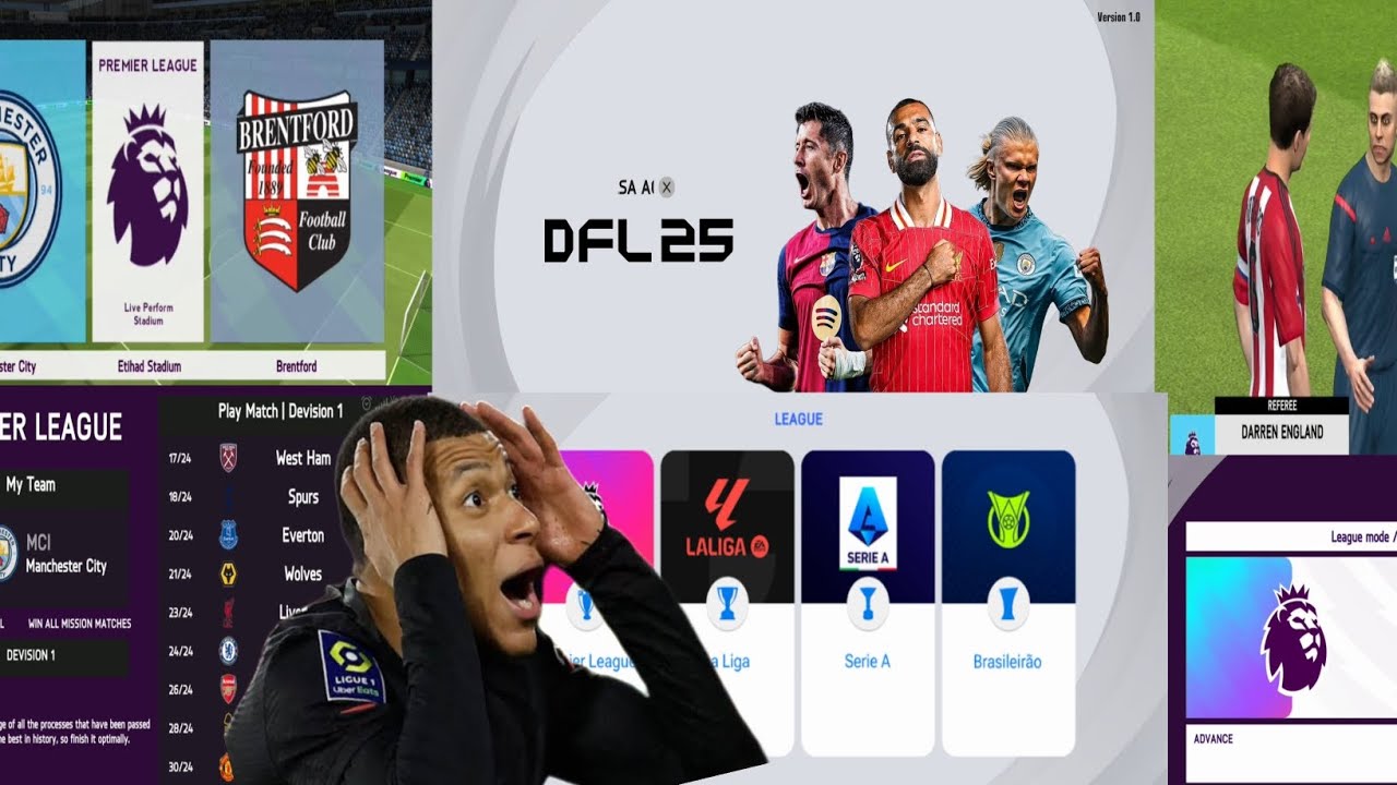 ASI SE VEN LAS LIGAS EN DFL 25😱🔥EL MEJOR MOD DE FIFA 16 ⚽🔥 - YouTube
