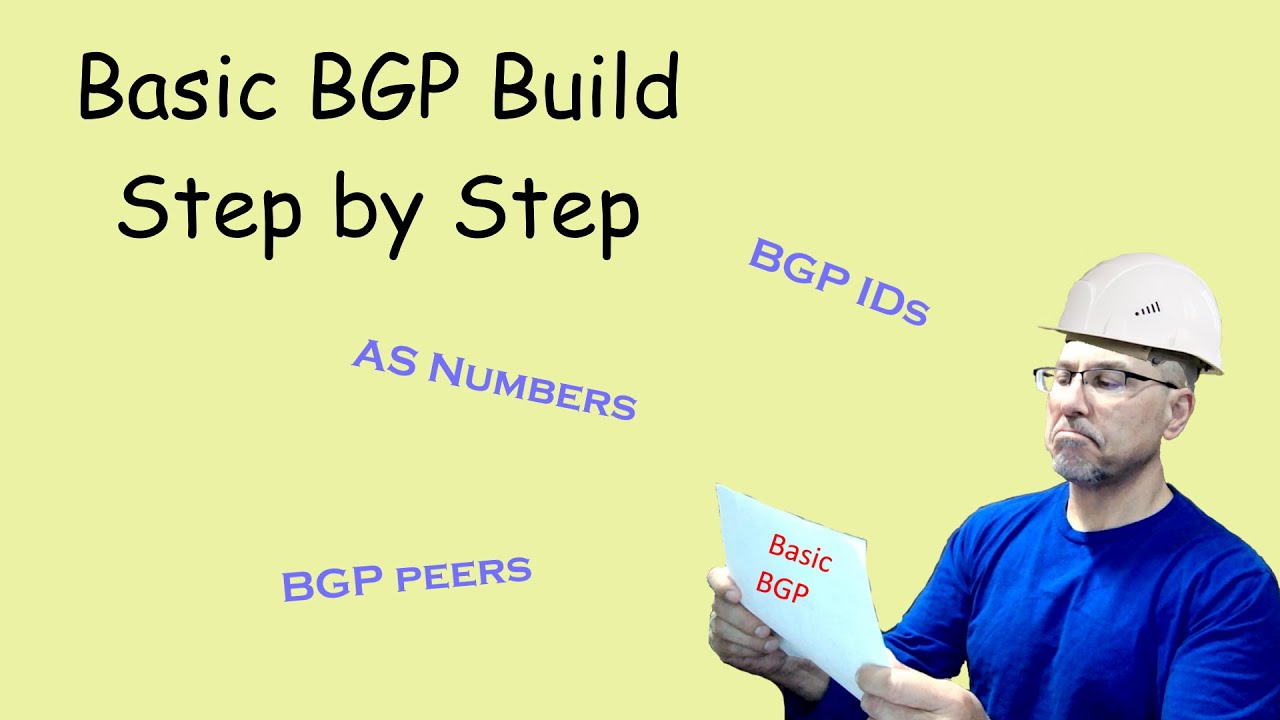 BGP #2 - A Basic Build and Explanation of the Process - YouTube