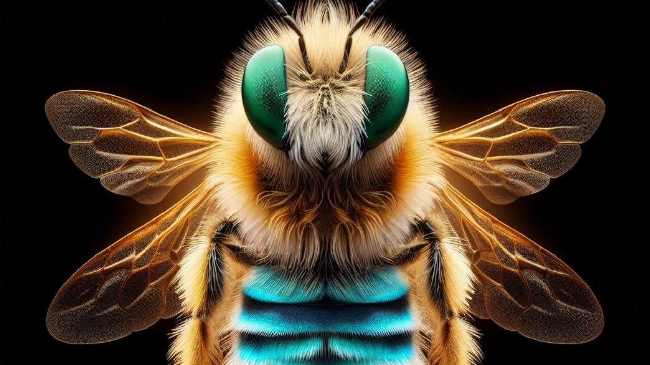 The Australian Blue Bee - YouTube