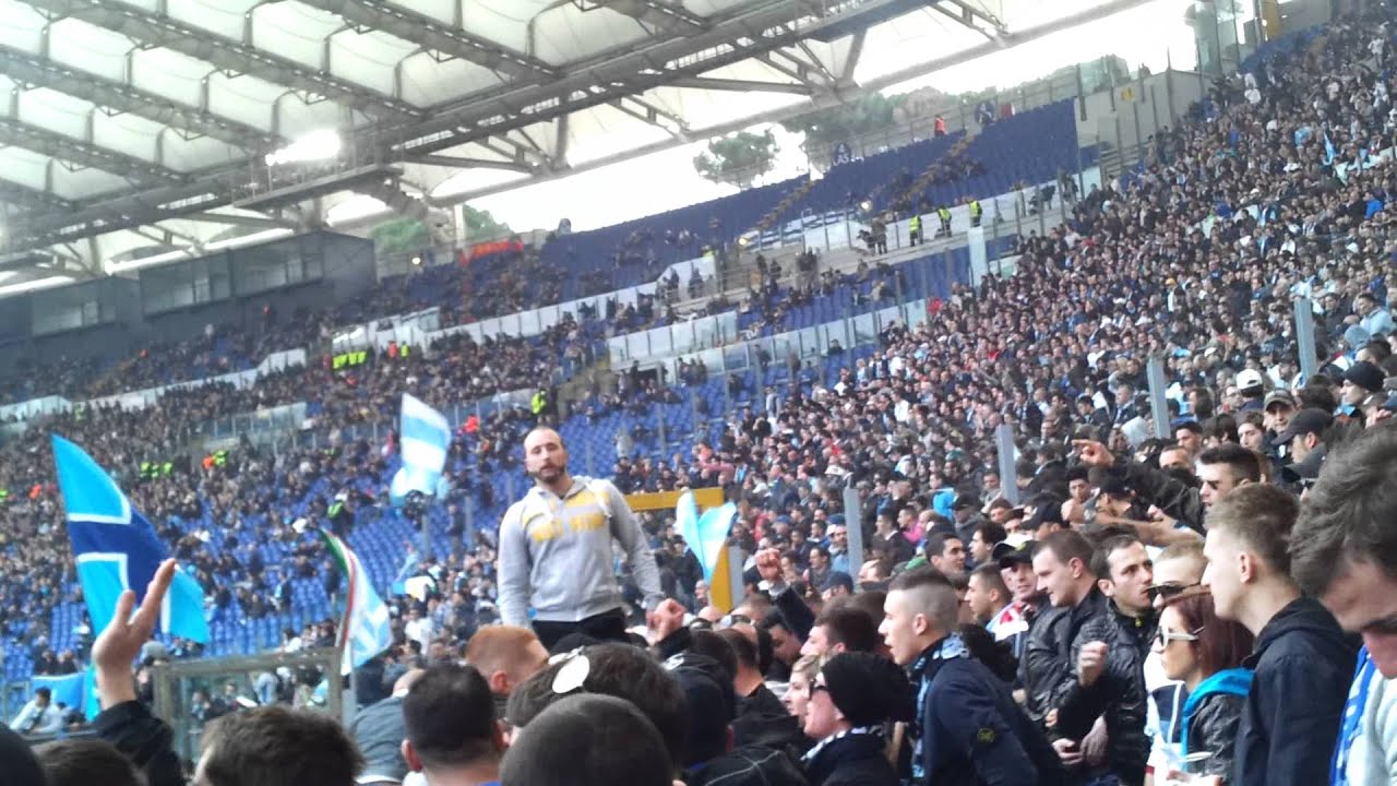 04-03-2012 Derby roma-LAZIO 1-2 ohohohho forza lazio non mollare facci ...