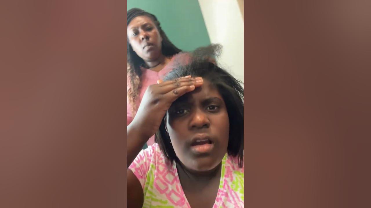 Im Getting My Silk Press Happy Mama Dat Burn Angry Youtube