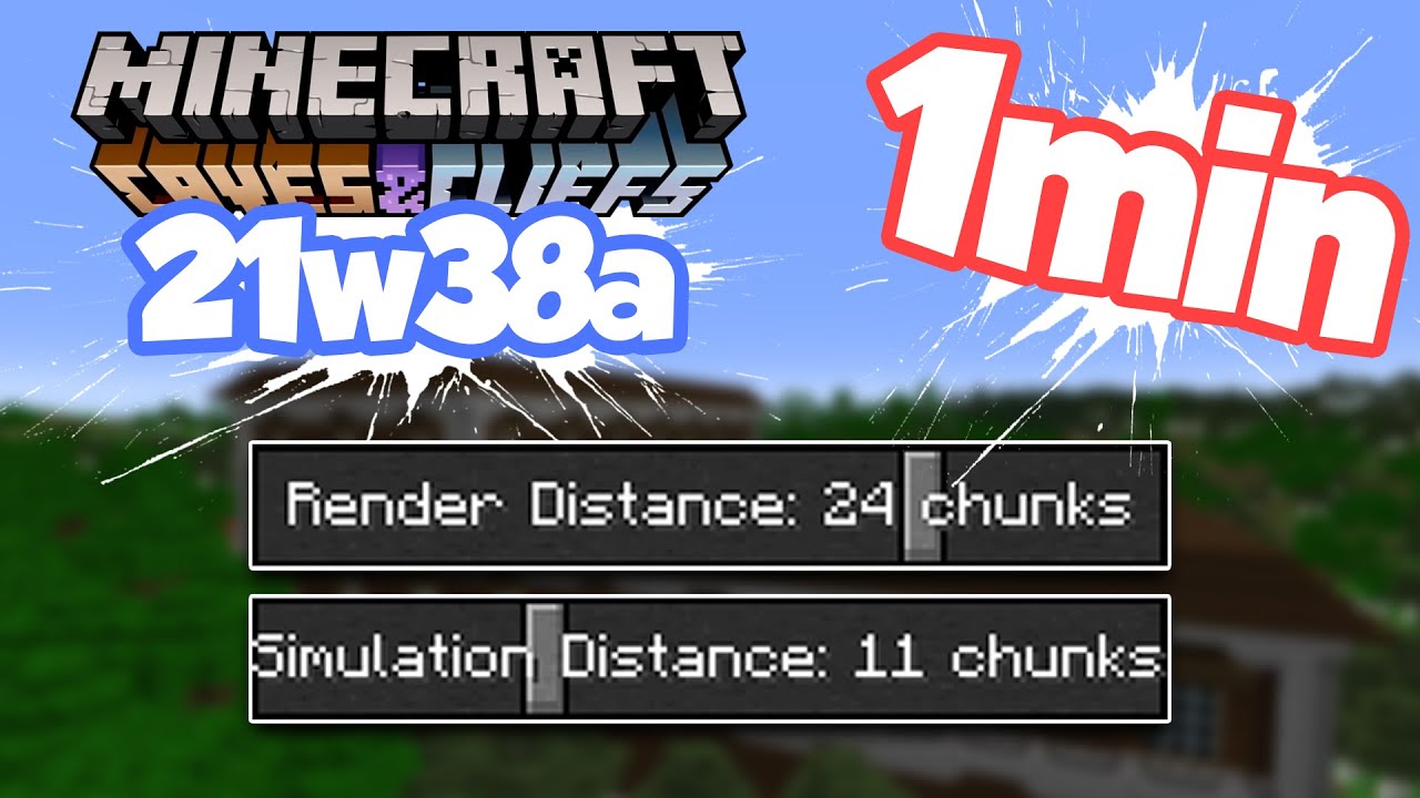 Minecraft 1.18 Snapshot 21w38a in 1min! #shorts - YouTube