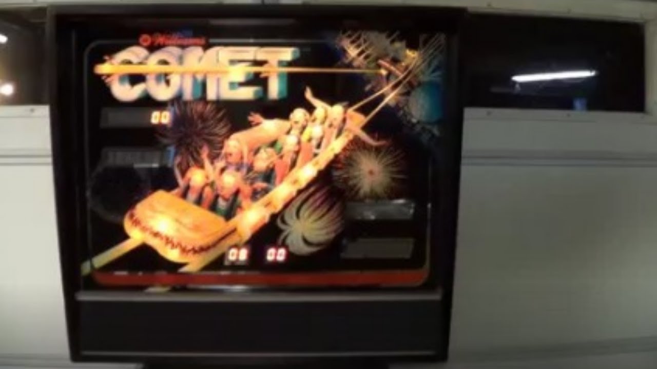 COMET PINBALL MACHINE - BY WILLIAMS 1985 - YouTube