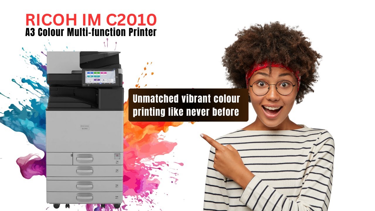 See The Ricoh IM C2010 A3 Multifunction Printer in Action - YouTube